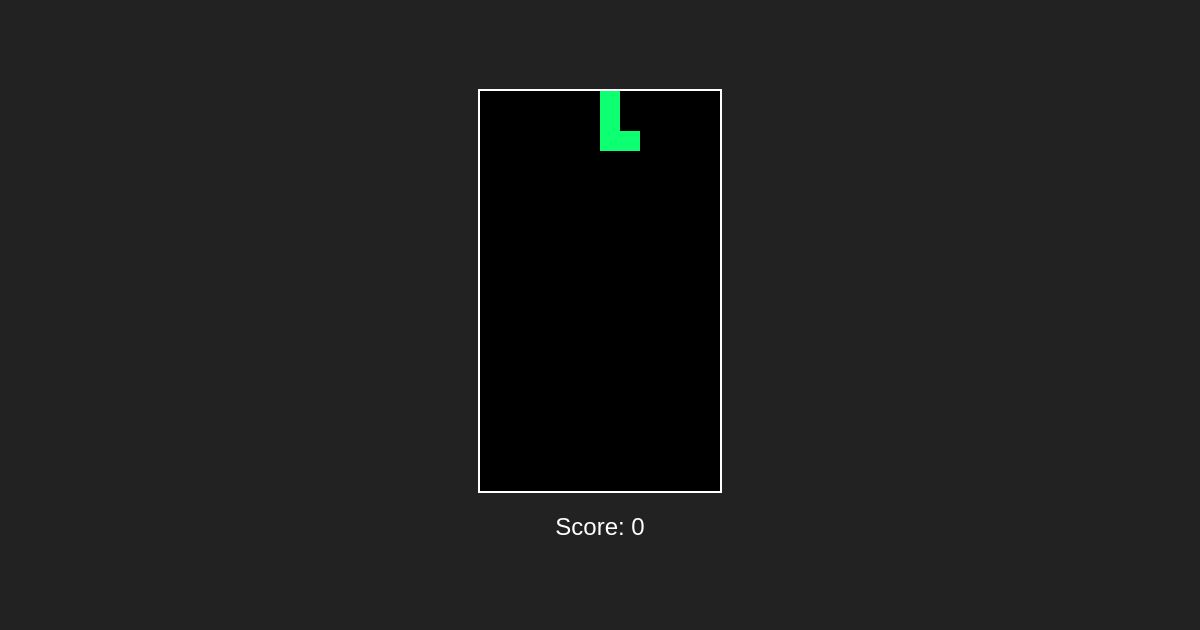 CPU Tetris Auto-Play styl