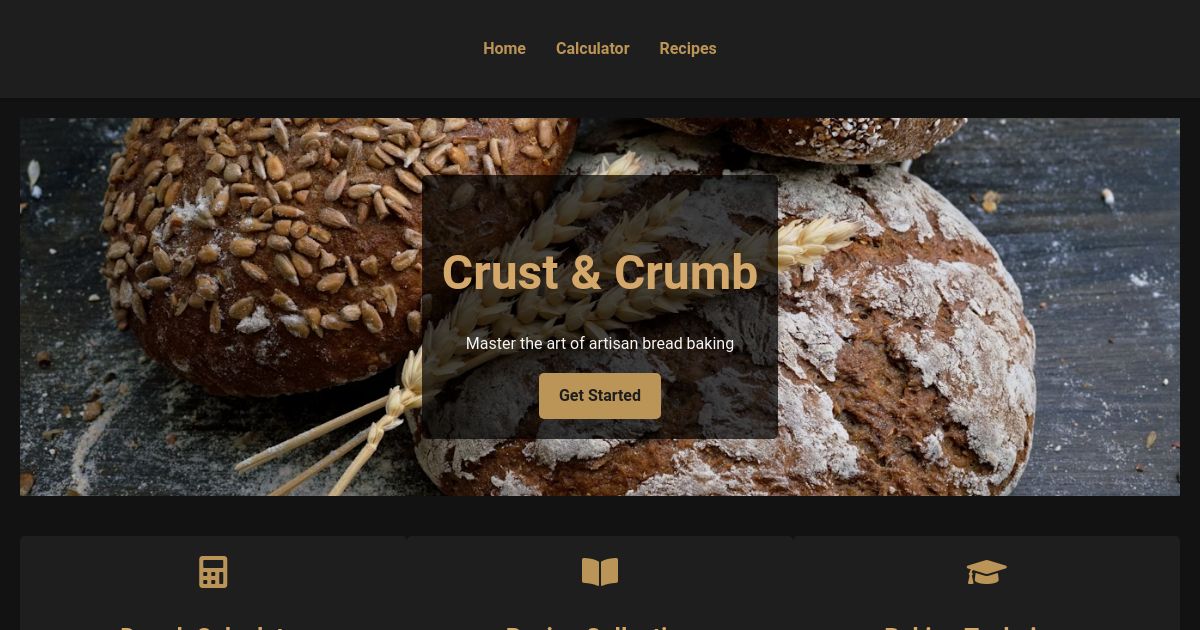 Crust & Crumb - Artisan Bread Baking