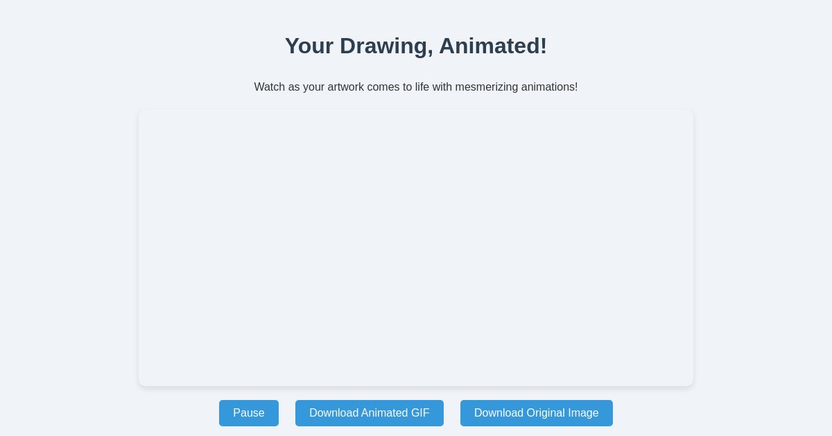 AnimateSketch - Your Drawing Animated!