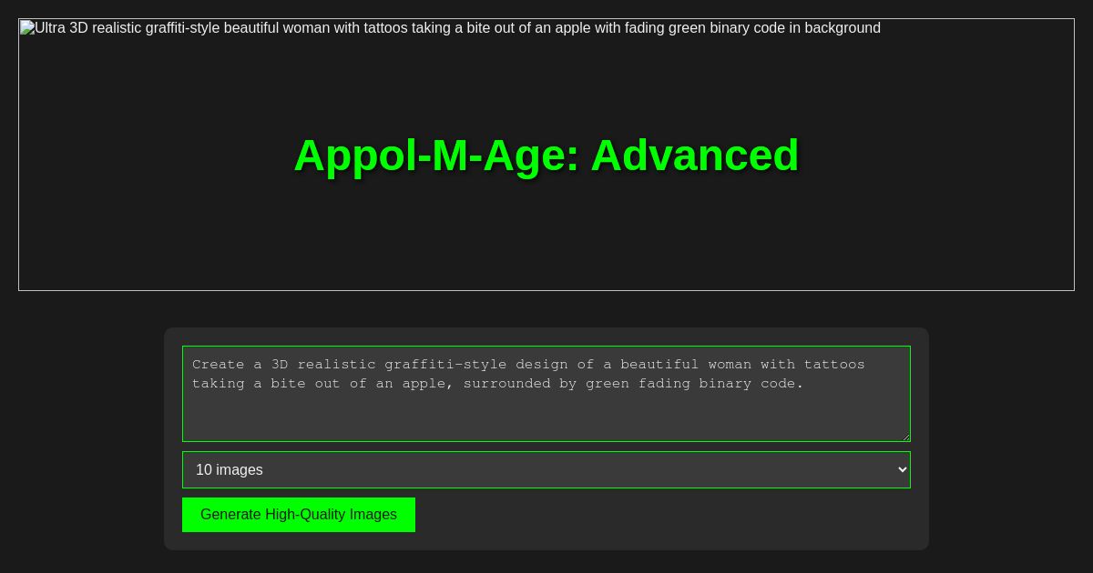 Appol-M-Age: Advanced AI Image Generator