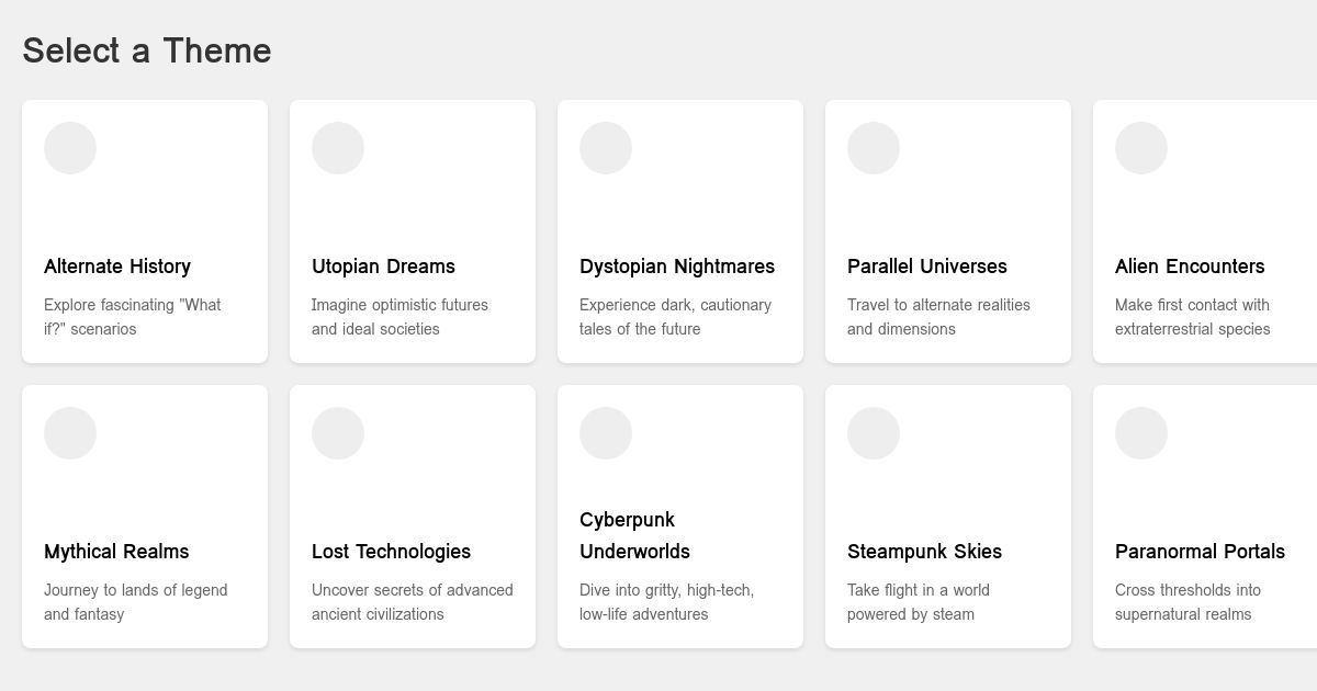 websim.ai - Select Themes