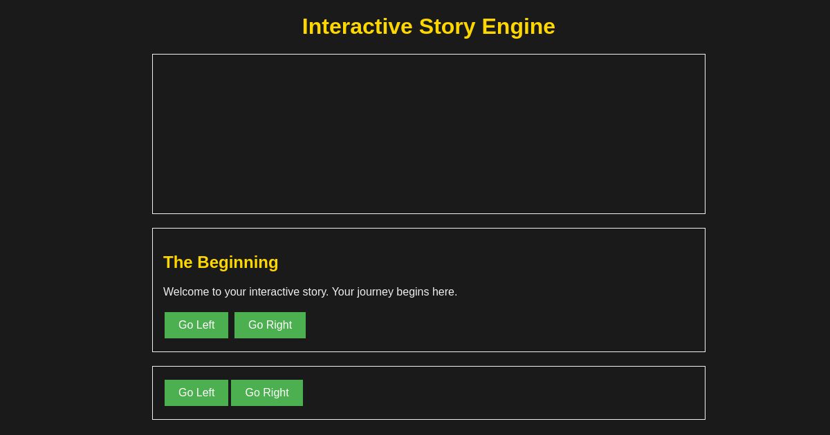Interactive Story Engine