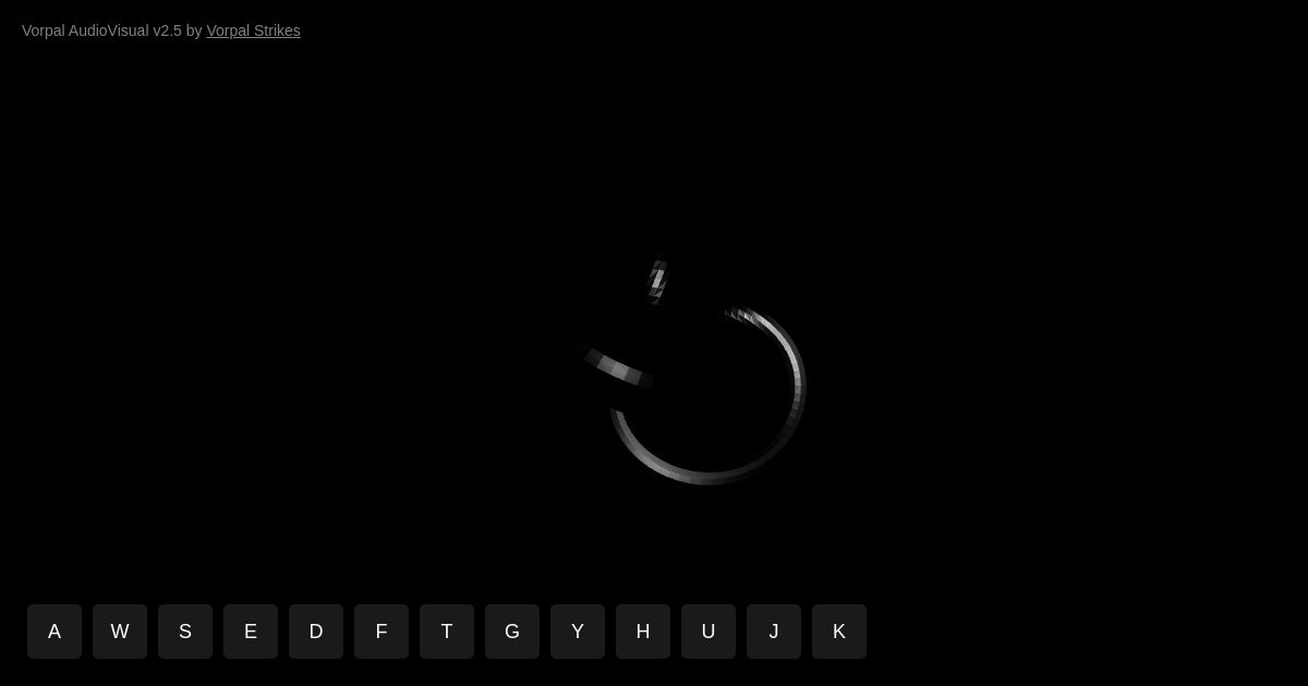 Vorpal AudioVisual v2.5 - Keyboard Synth with Advanced Controls