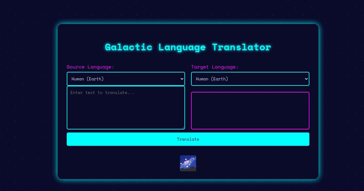 Galactic Language Translator