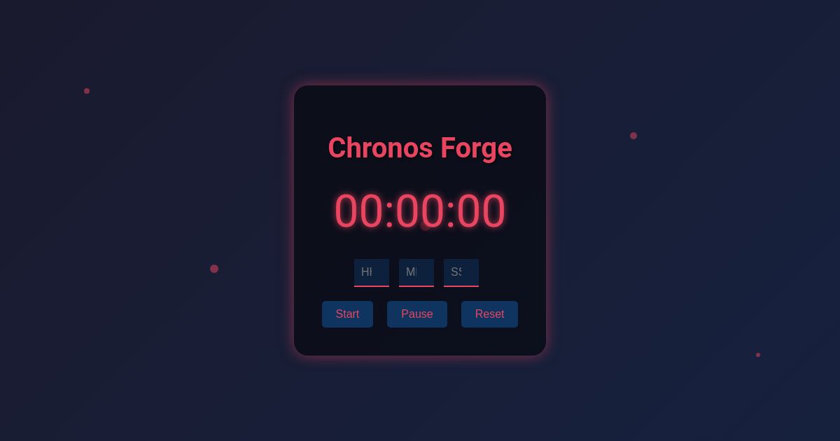 Chronos Forge - Craft Your Perfect Timer