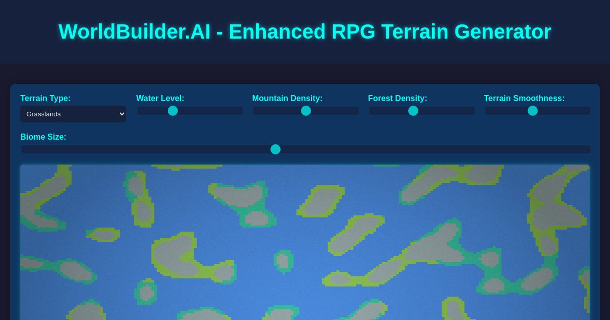WorldBuilder.AI - Enhanced RPG Terrain Generator