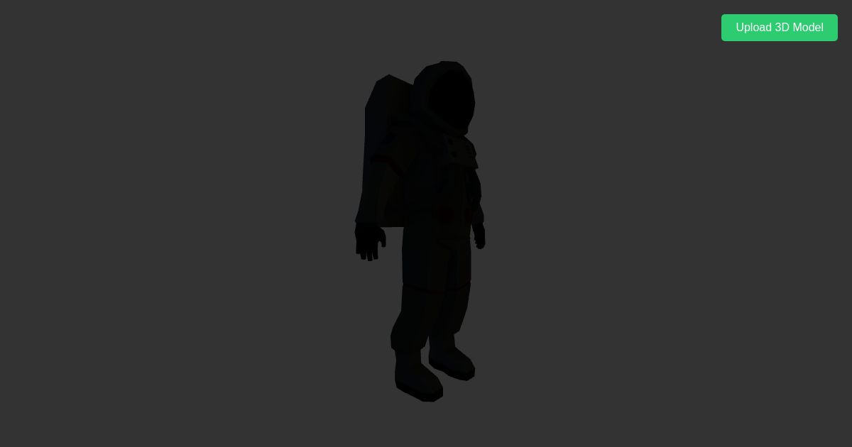 Interactive 3D Model Viewer with Enhanced Lighting