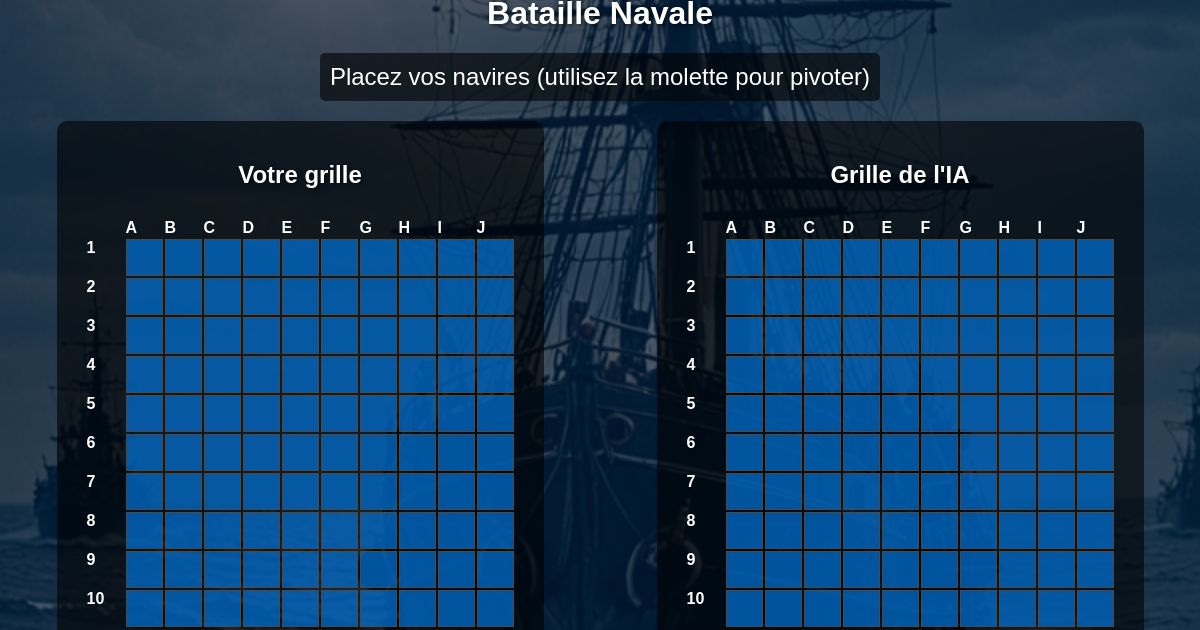 example.com/jeu-bataille-navale le joueur doit pouvoir placer l ces ...