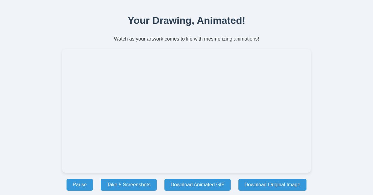 AnimateSketch - Your Drawing Animated!