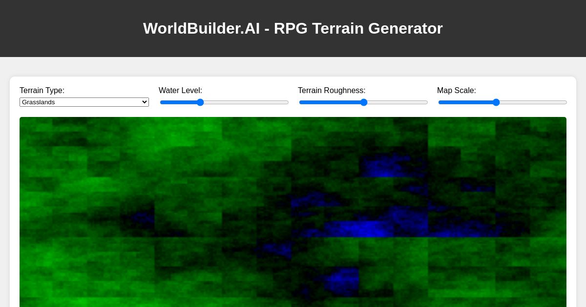 WorldBuilder.AI - RPG Terrain Generator