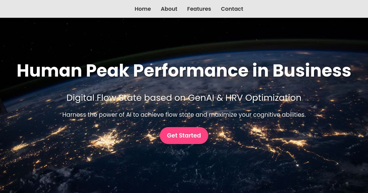 Flow State AI - Human Peak Performance in Business