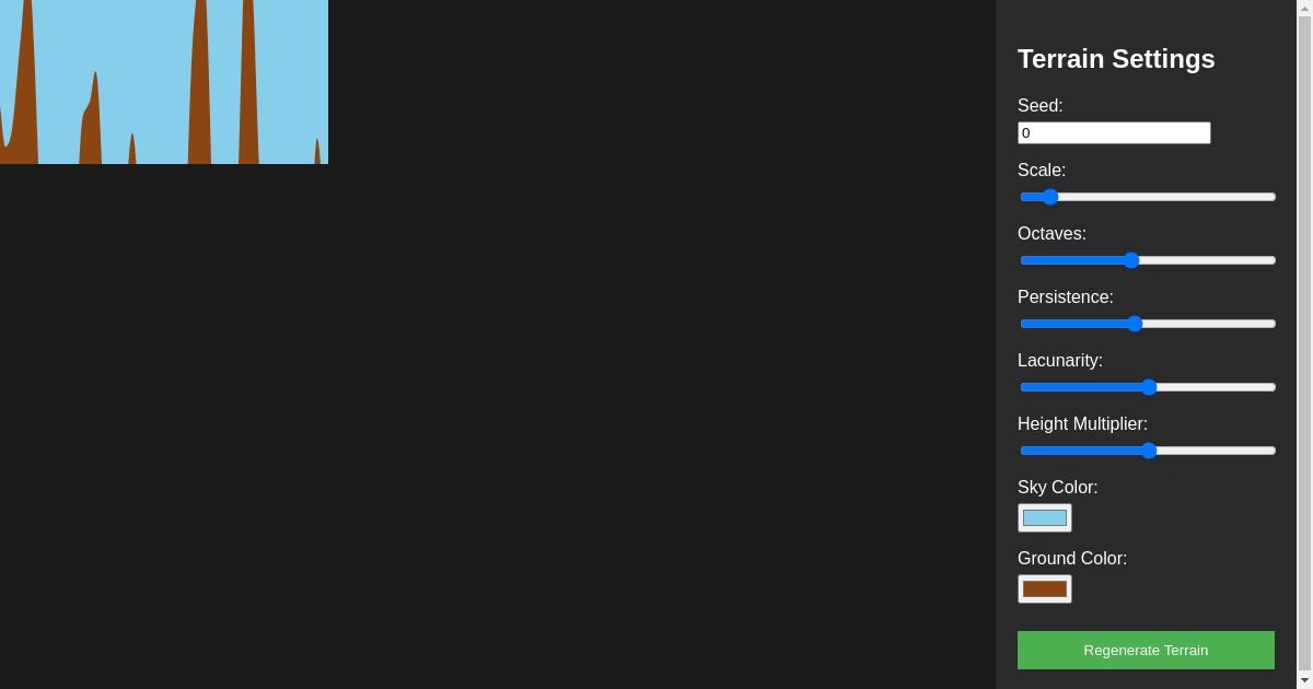 2D Terrain Generator styl