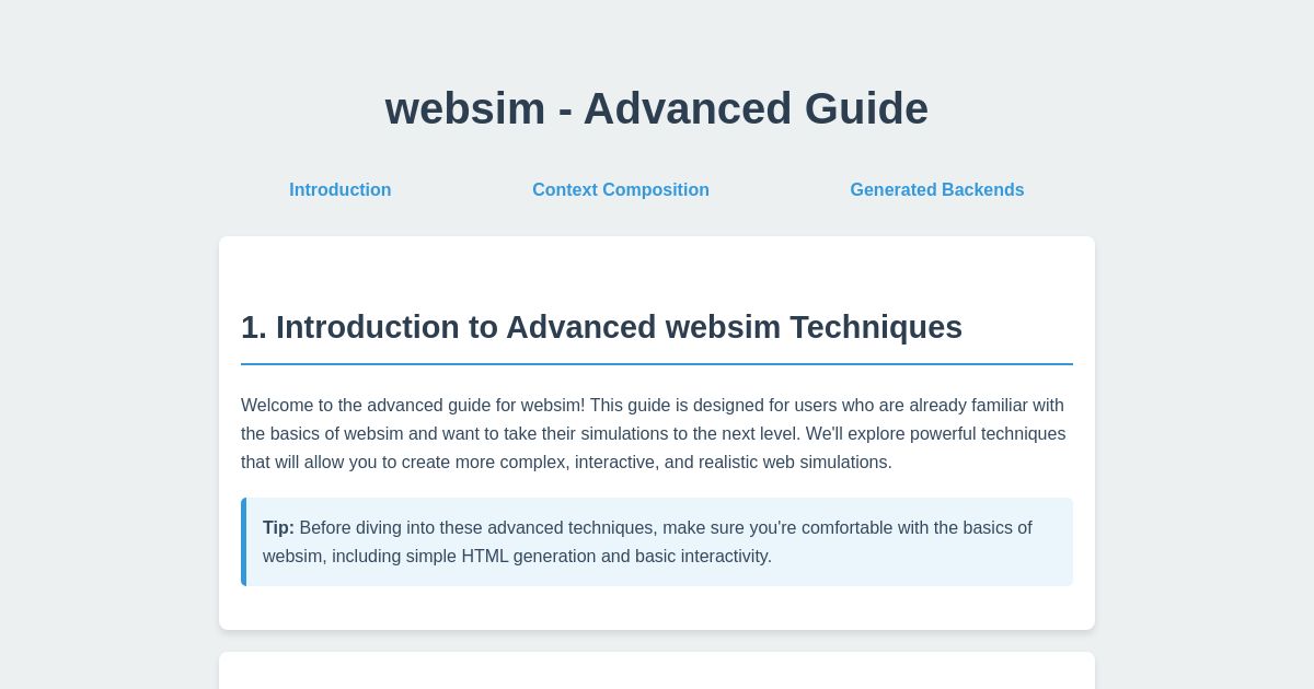 websim - Advanced Guide (Page 1)