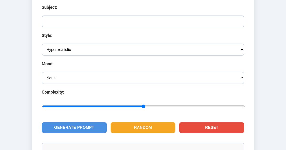 AI-Powered Prompt Generator