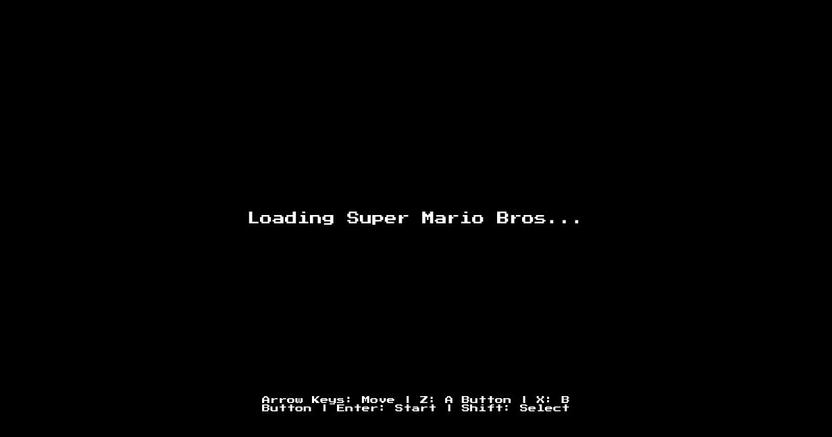NES Super Mario Bros Emulator